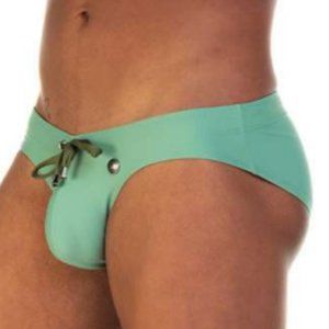 GIGO | Swim | Gigo Traditional Green Swim Brief | Poshmark